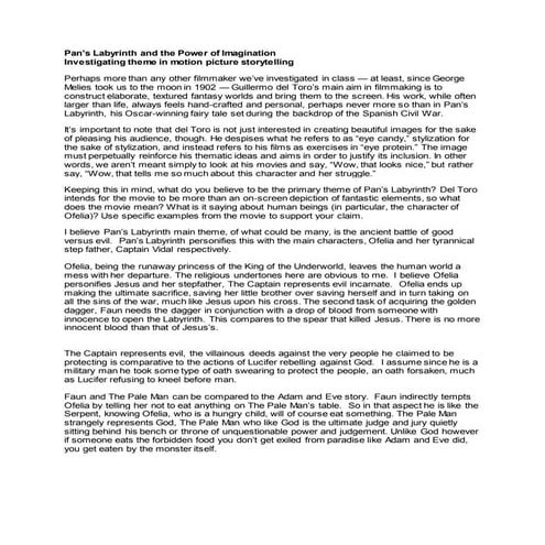 Pan's Labyrinth A-Level Film Studies student booklet e-book workbook ...