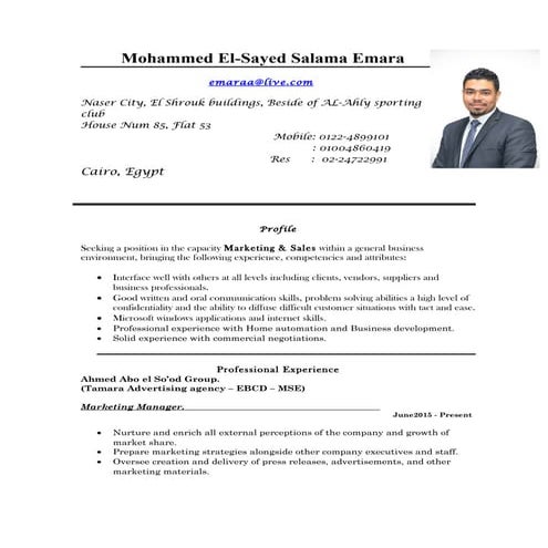 Emara CV | DOC
