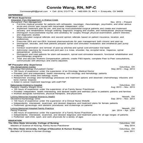 Connie Wang Resume | DOCX