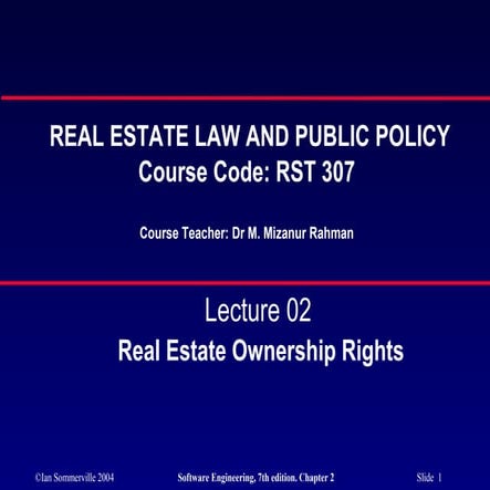 RE-Ownership Rights | PPT
