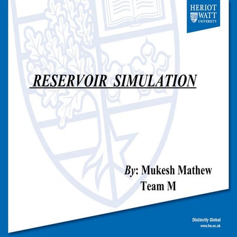 CMG Ltd..pptx software used in reservoir simulation | PPTX