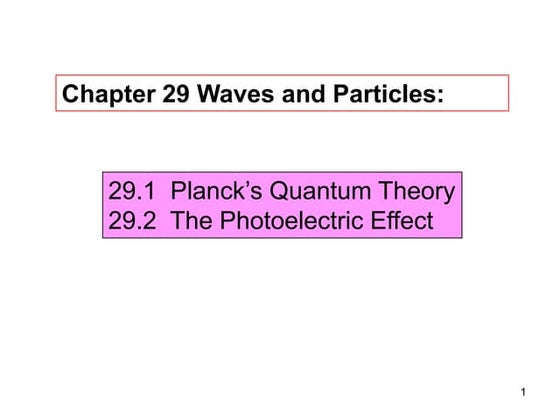 Planck constant using photoelectric effect | PPTX | Chemistry | Science