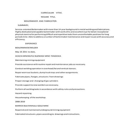 KIUGU O. JAMES CV | DOCX