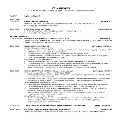 Resume2016 | PDF