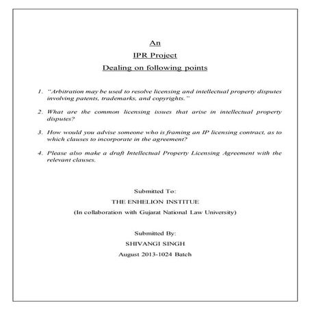 IP Project | DOCX