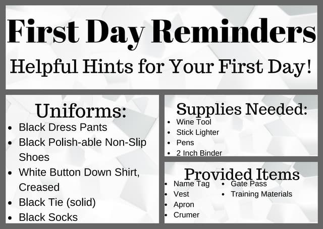 Training Due Helpful Hints