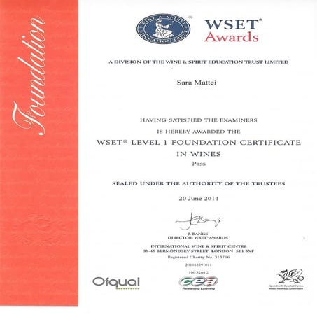 WSET_1 | PDF