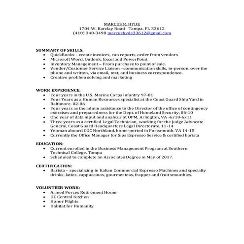 Julie Resume | DOCX