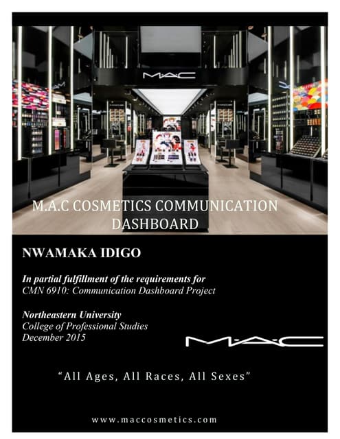 Presentation about MAC (MKT243) | PPT