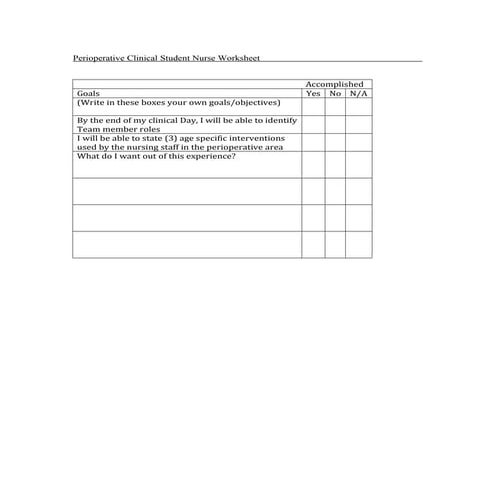 perioperative clinical student worksheet17:RNS | DOC