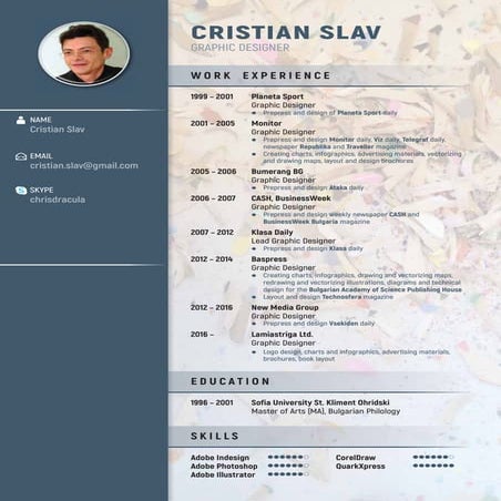 Cristian Slav-CV and PORTFOLIO2 | PDF