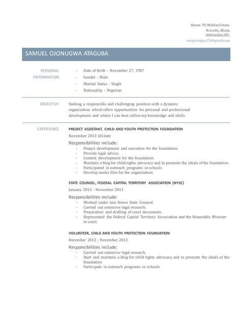 CURRICULUM VITAE OLUREMI S core new | DOCX