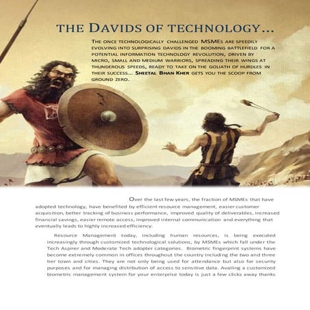 technological davids. | DOCX | Internet | Computing