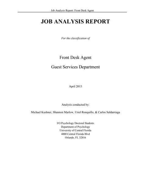 Job costing report summary by task | PPT