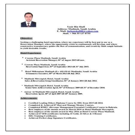Resume ( Yaser ) | PDF