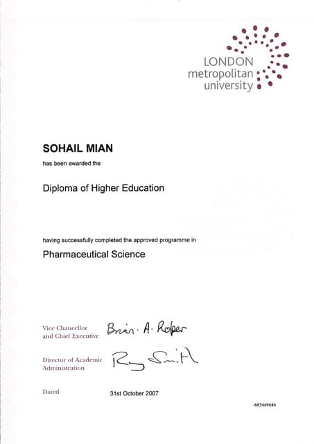 BEng Certificate | PDF