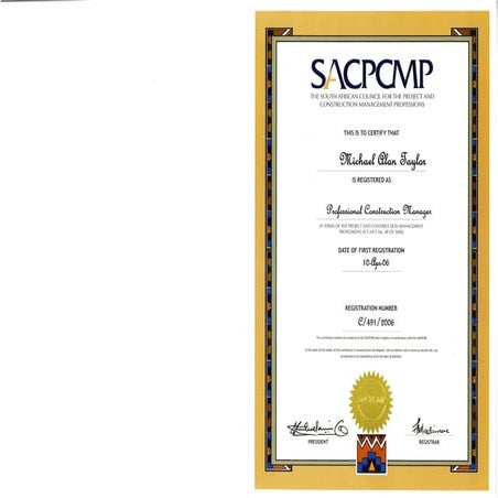 SACPCMP and DIPLOMA | PDF