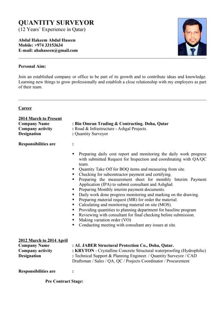 CV - ELV ENGINEER | PDF