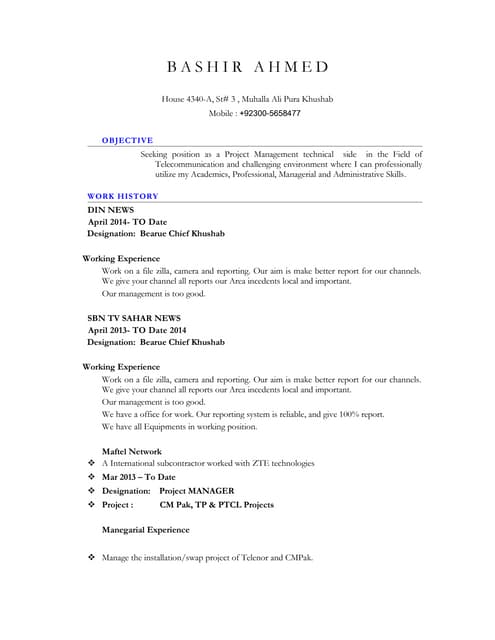 Rajbir Resume | PDF