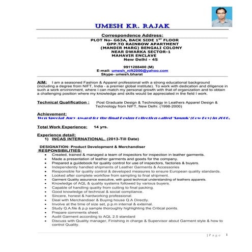 RESUME_Umesh | DOC