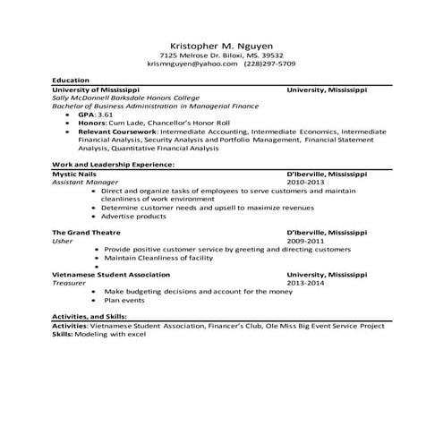 Ricky bush Resume | DOC