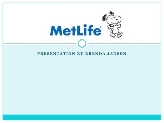 Metlife | PPTX | Business Banking & Finance | Business