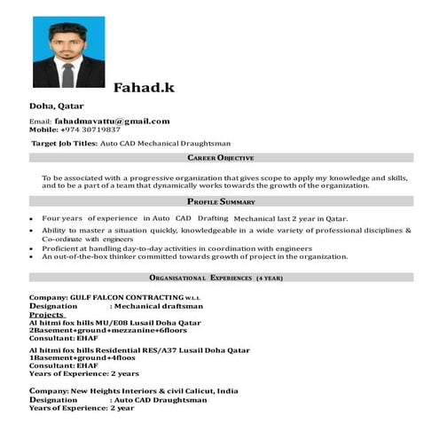 FAHAD.K CV | DOCX