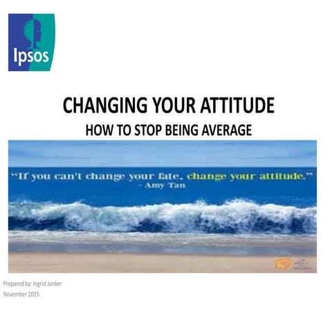 CHANGING YOUR ATTITUDE | PDF