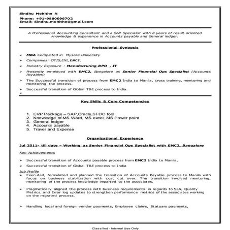 SINDHU RESUME RECENT | DOCX