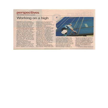 working on a high | PDF