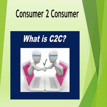 Consumer - to Consumer | PPT
