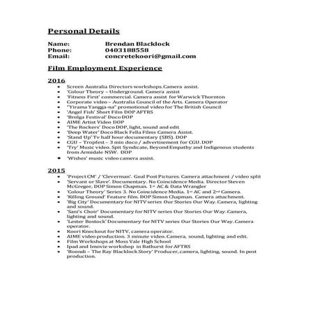 RSIMKINSCV_FEB16 | PDF