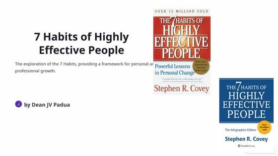 7 habits ppt. | PPTX
