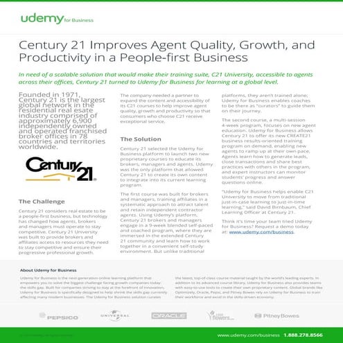 Century 21 Case Study | PDF