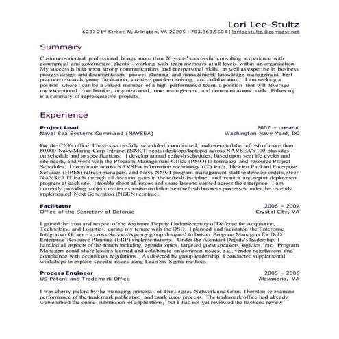 Lori Lee Stultz Resume (January 2016) | DOCX