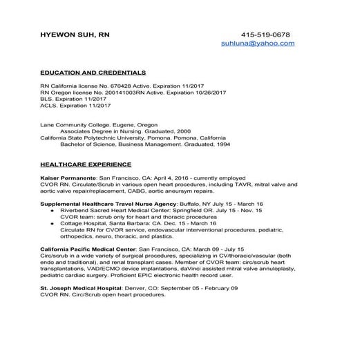Christopher Rieger Resume