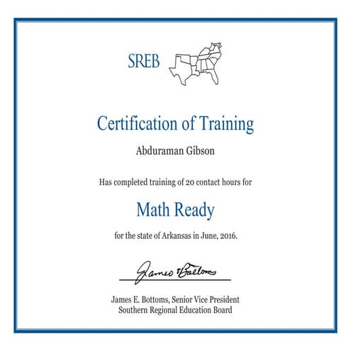 AR Certificate 2016 | PDF