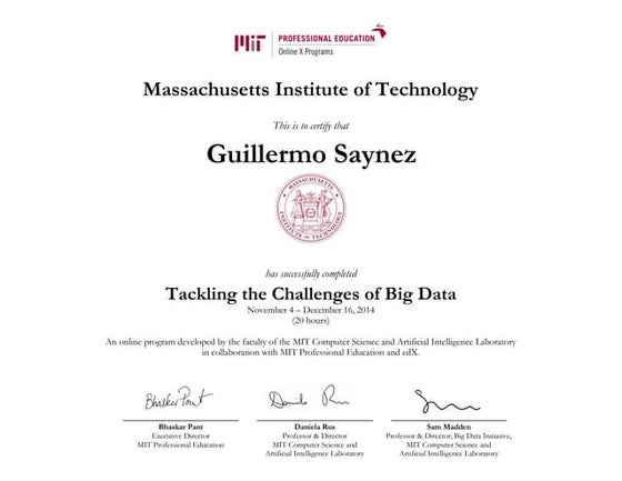 MIT Certificate | PDF