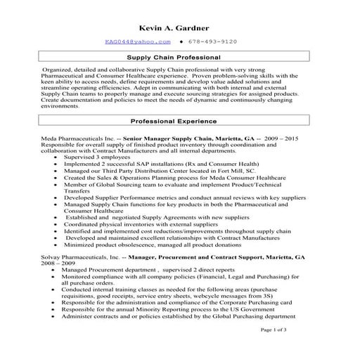KG resume 051915 | PDF