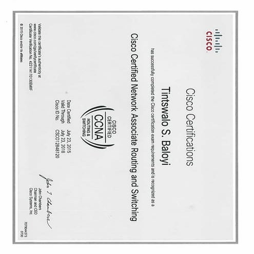 ccna certificate | PDF | Computer Networking | Computing