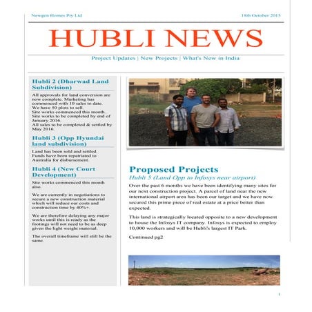 Hubli News | PDF | Developmental Sites | Real Estate