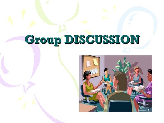 Group discussion ppt | PPT