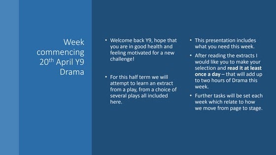 GCSE Drama: Live Performance Evaluation- structuring your responses and ...