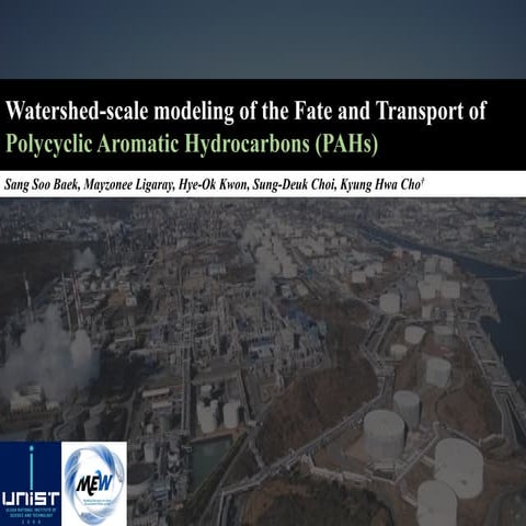 waterlands modeling of PAHs in water.pdf | Chemistry | Science