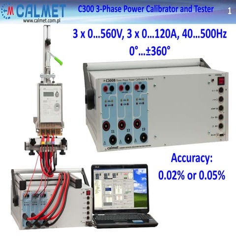 Calmet C300B power calibrator | PPTX