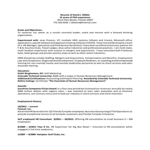 Resume of Louise mCArthur | DOCX