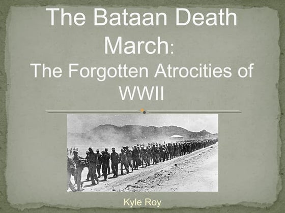 Bataan death march | PPTX
