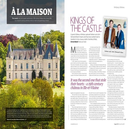 Living France Aug 2015 A La Maison | PDF