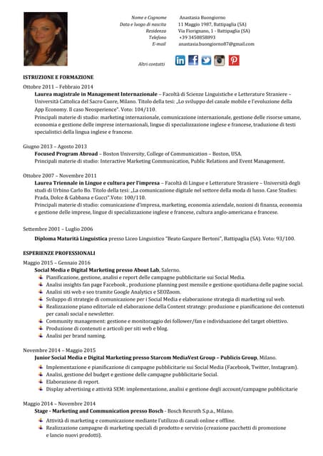 Francesca bechara cv creativo 2018 | PDF