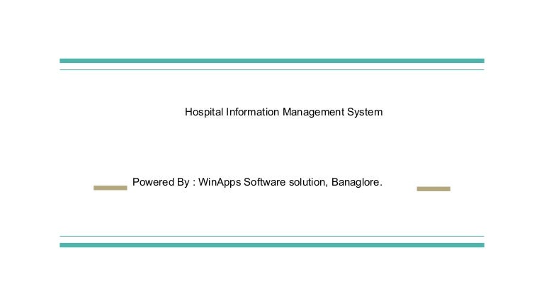 Hospital Management System Presentation